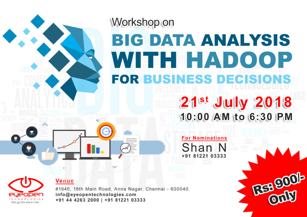 Eyeopen Technologies Big Data Analysis With Hadoop For Business Decisions 5018